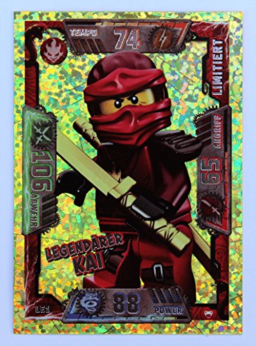 Lego Ninjago cartes à collectionner – Booster Chemise + 50 cartes+ Or ...